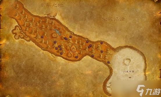 千针石林矿石分布图图标