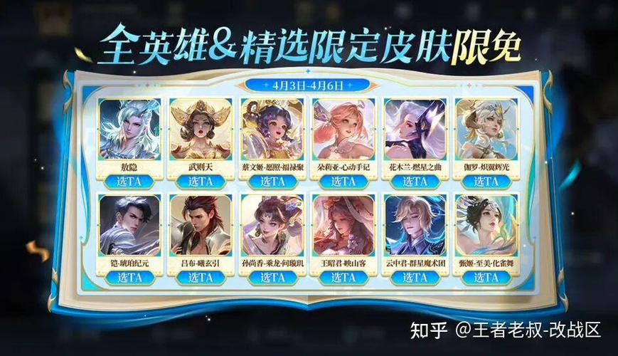 2026马年限免皮肤一览图标