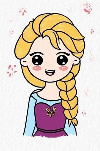 安娜公主的身体和裙子的画法截图