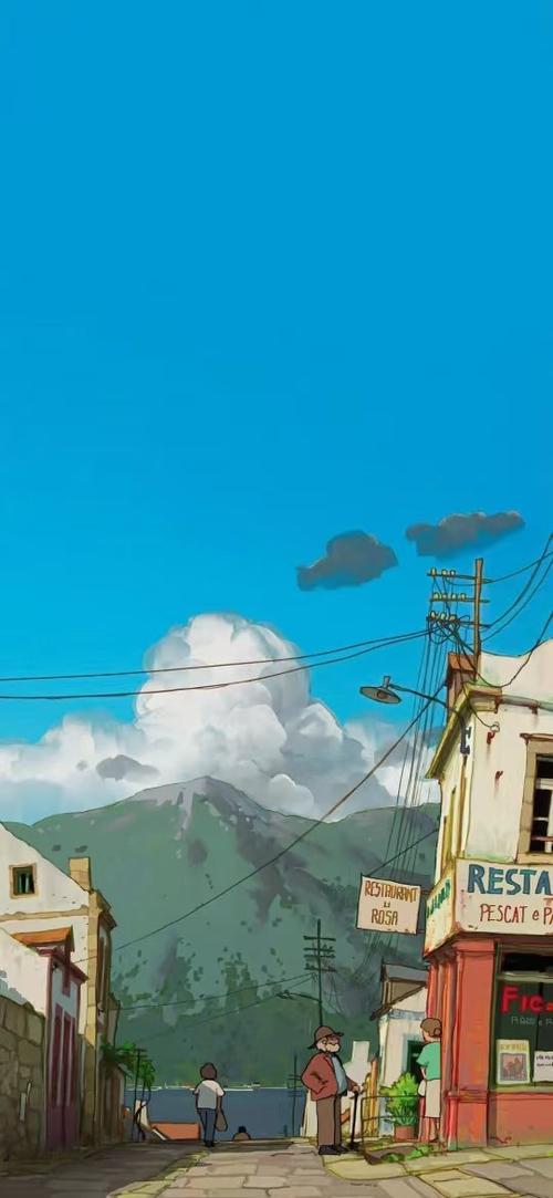 街景背景图片图标
