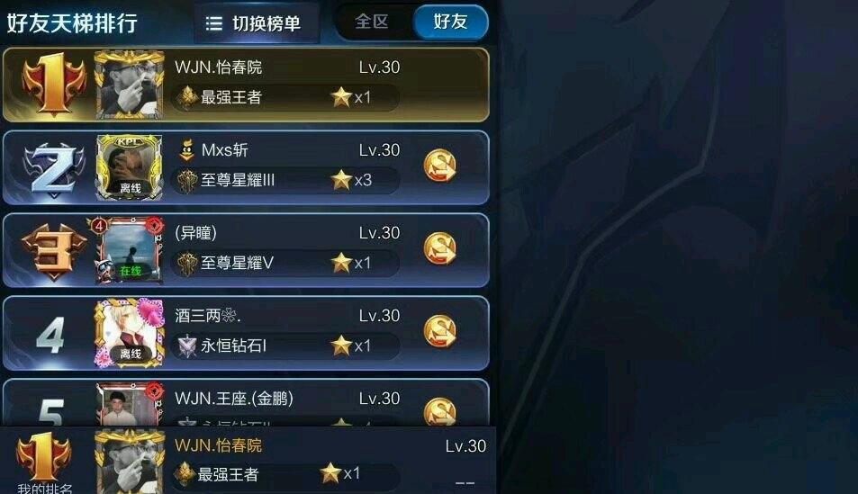 王者荣耀荣耀榜图标