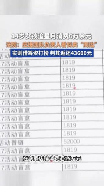 饭圈女孩的钱哪来截图