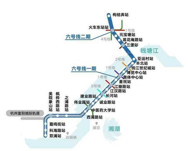 杭州地铁6号线线路图图标