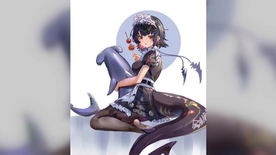 娘化鲨鱼图标