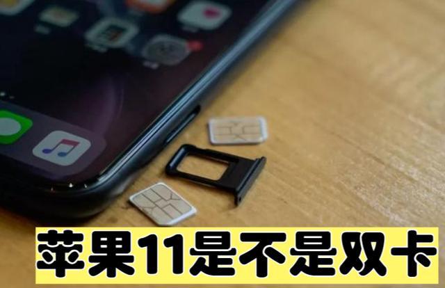 苹果11是不是双卡双待图标