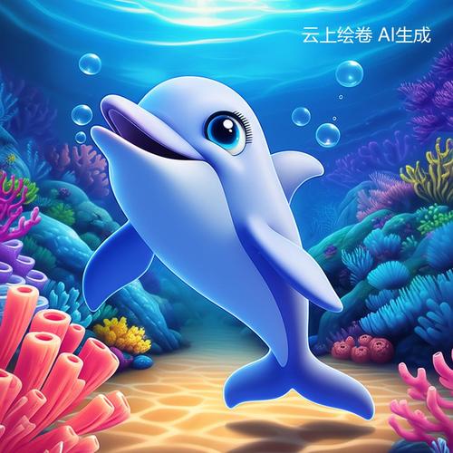 蓝色的小海豚动画片图标