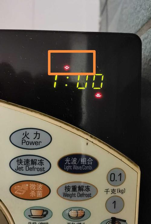 格兰仕微波炉故障图标