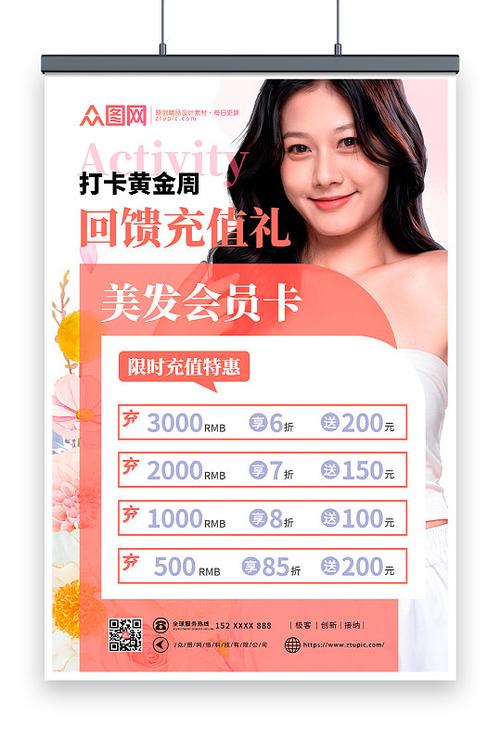 美发店过年会员卡停用怎宣传图标