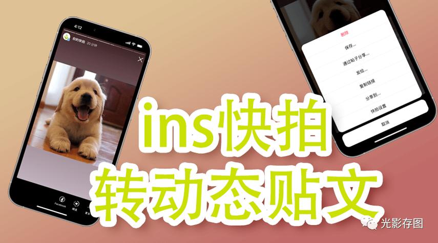 ins怎么转别人的快拍图标