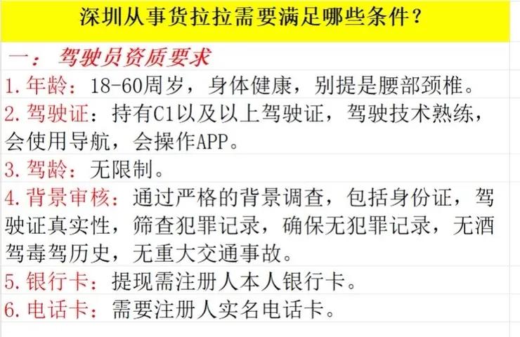 货拉拉车主需要什么条件图标