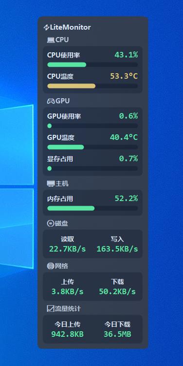 CPU性能监视器app下载截图
