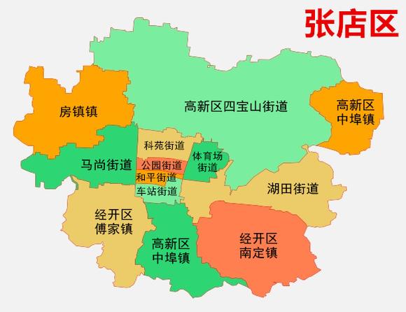 张店高新区位置地图截图