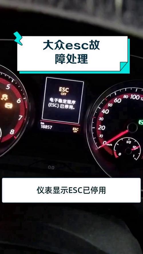 esc故障灯亮了一次又不亮了图标