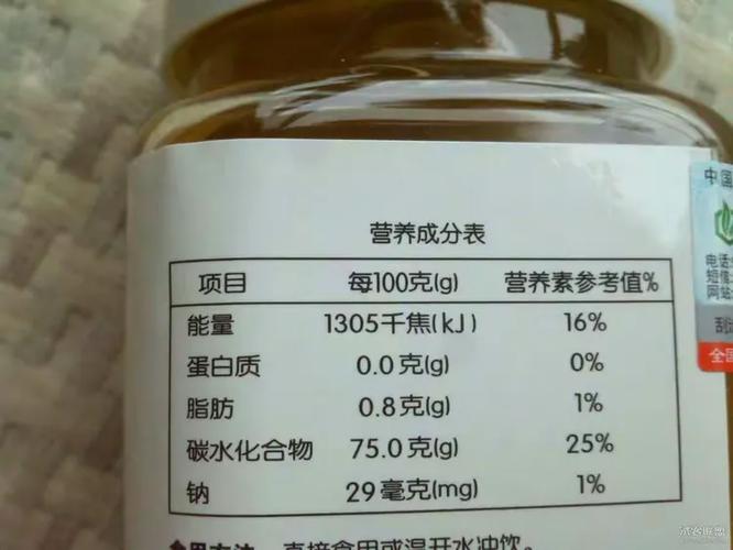 糖蜜营养成分表截图