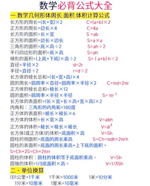 关于1的数学公式
