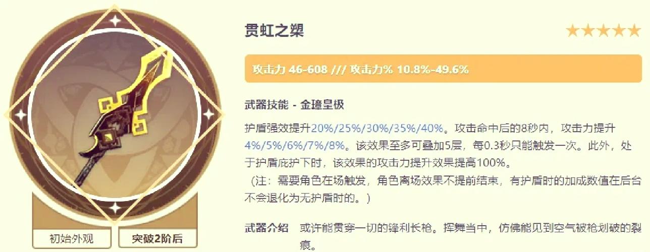原神专武强度排名图标