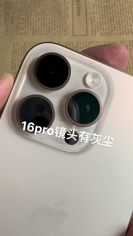 苹果手机摄像头里面有灰尘截图