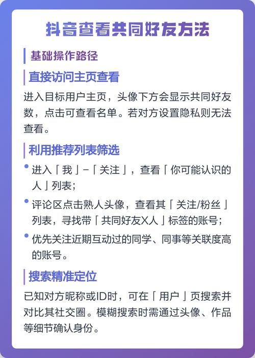抖音有共同好友他能看到我吗图标