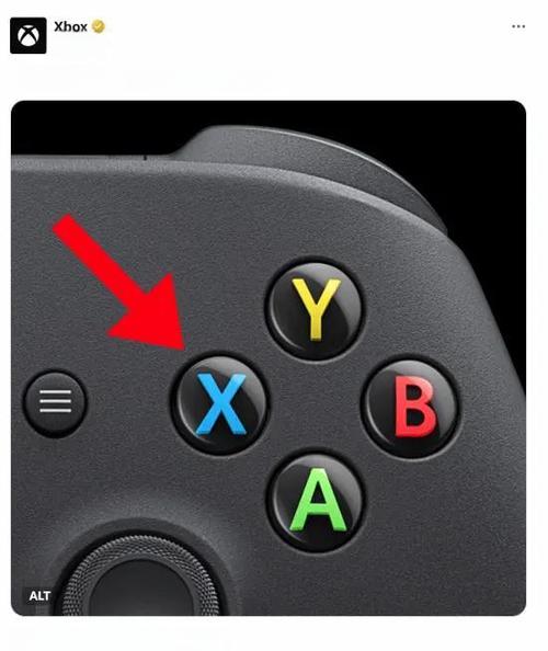 xbox手柄x键不回弹图标