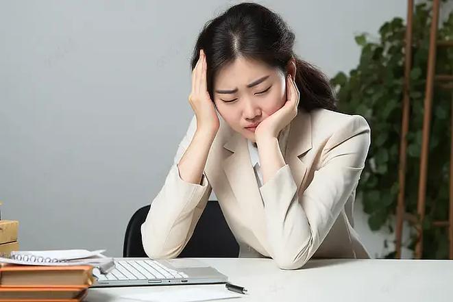 漂亮女生的烦恼图标