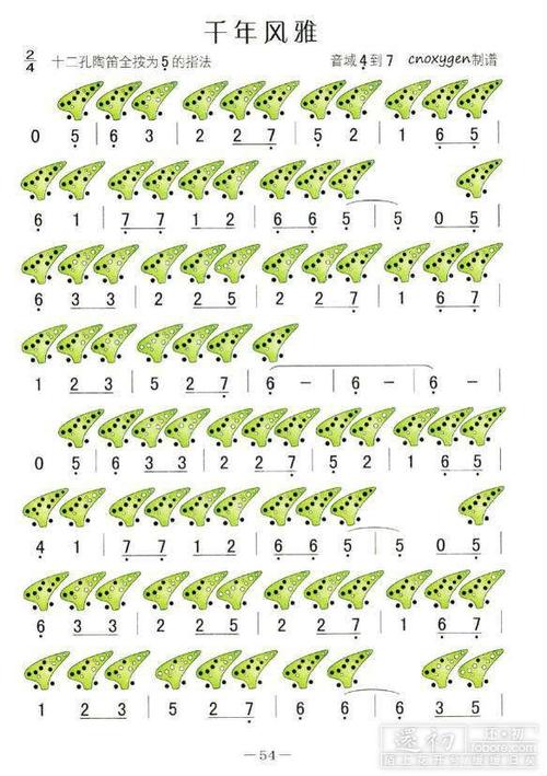 陶笛11孔图标