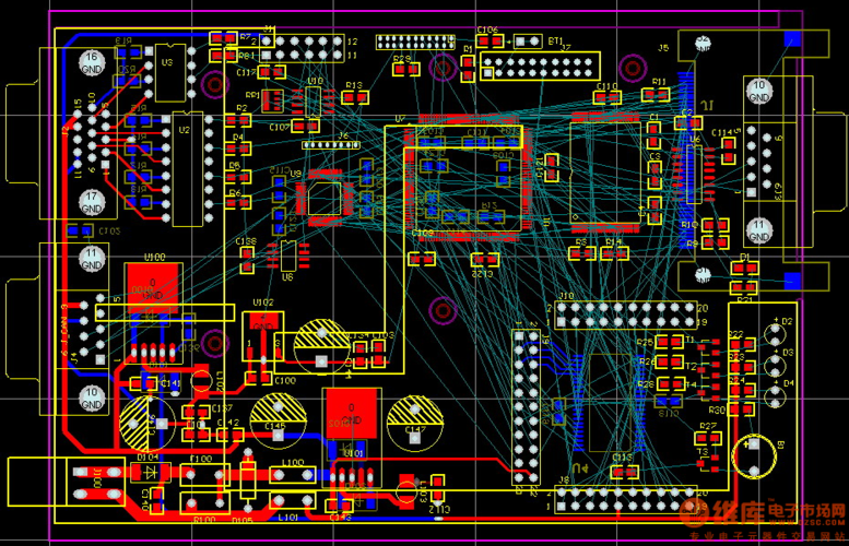 PCB布线图标