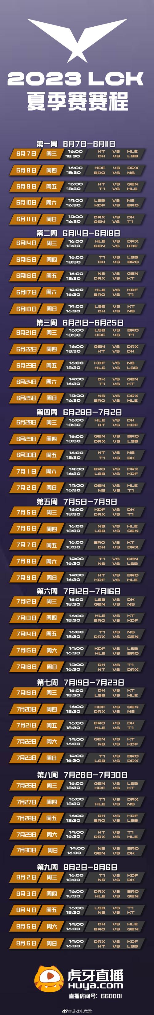 英雄联盟夏季赛2023赛程表图标