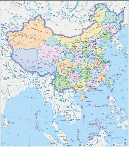 竖版中国地图下载截图
