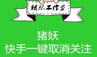 猪妖快手一键取关(快手取消关注)图标