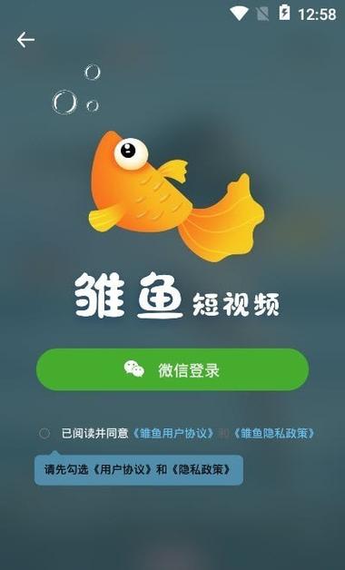 雏鱼短视频极速版下载图标