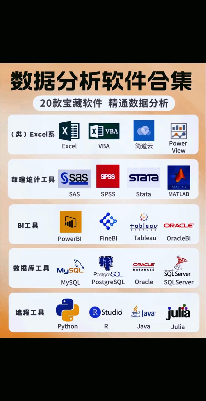 数据分析常用软件图标