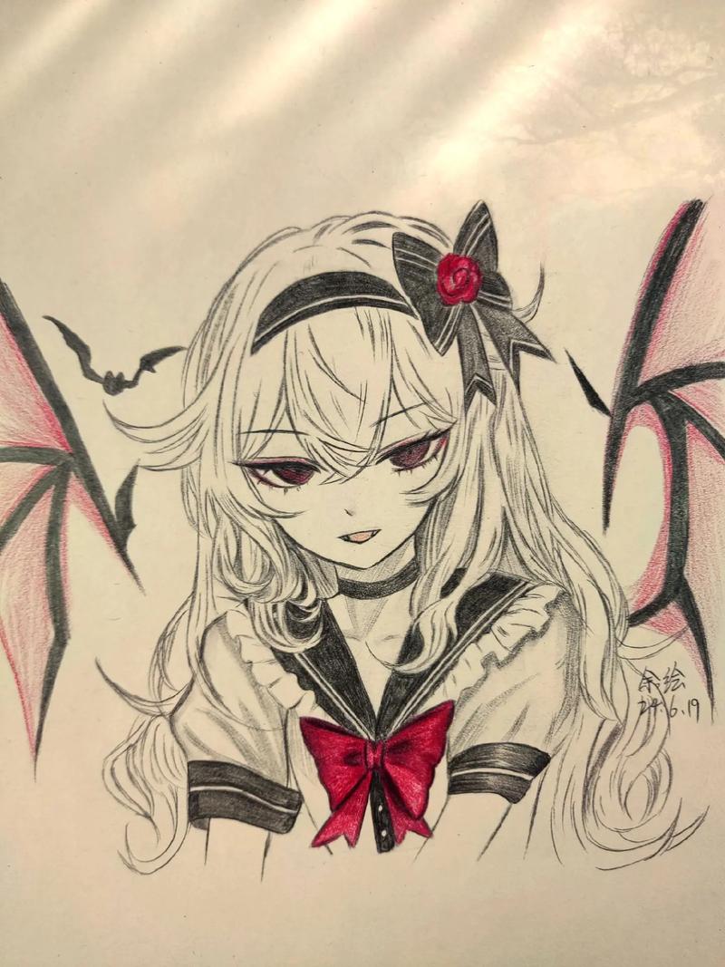 黑暗少女的漂浮小包