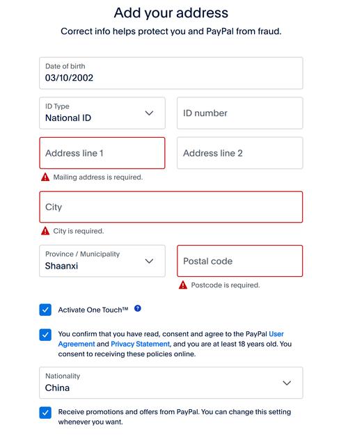 中国怎么注册paypal图标