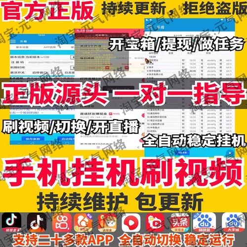自动刷视频挂机的软件