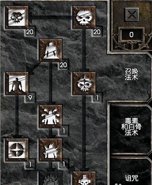 暗黑2 死灵法师加点图标