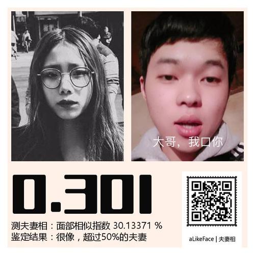 照片测夫妻相似程度