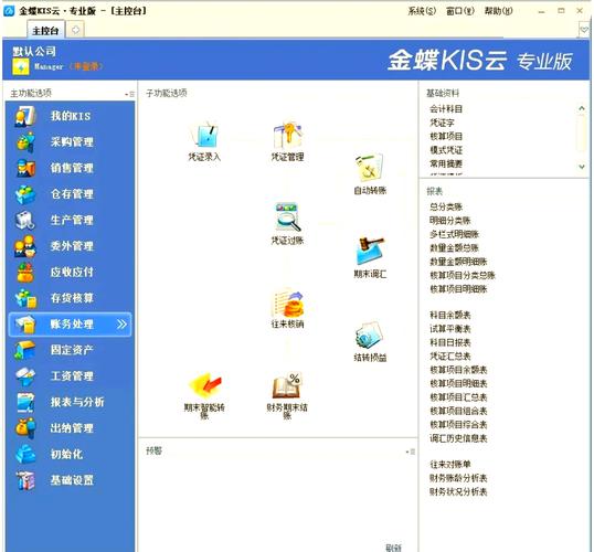 金蝶k3与金蝶kis专业版的区别图标