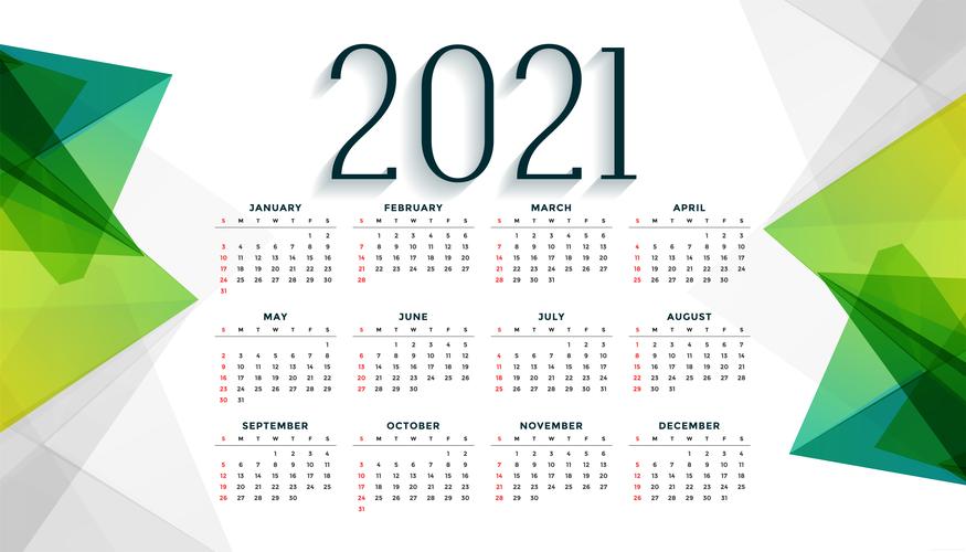 2021年日历实物图截图