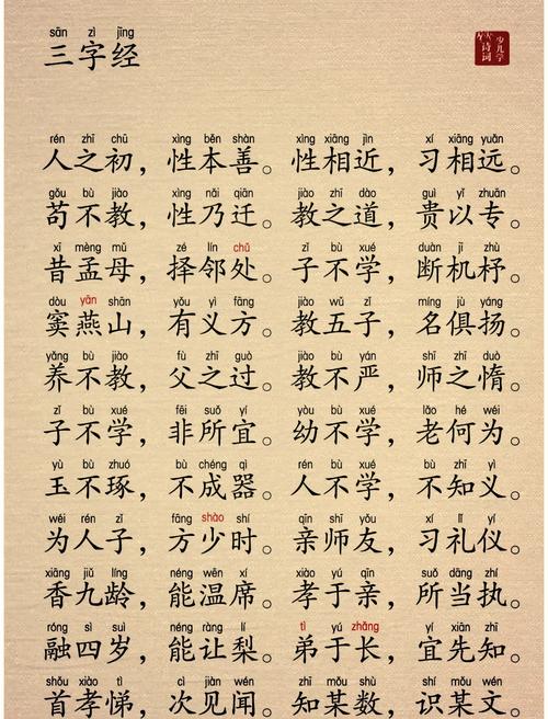 免费三字经全文朗读