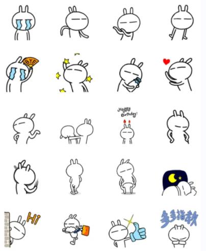 兔斯基全表情包图标