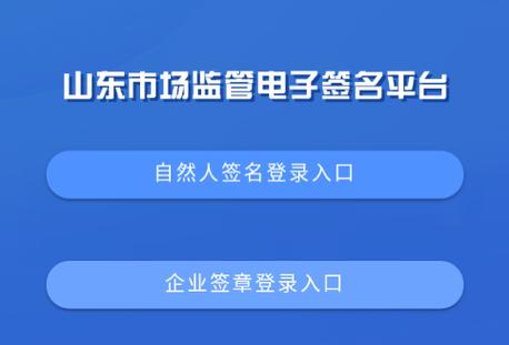 山东电子签名平台