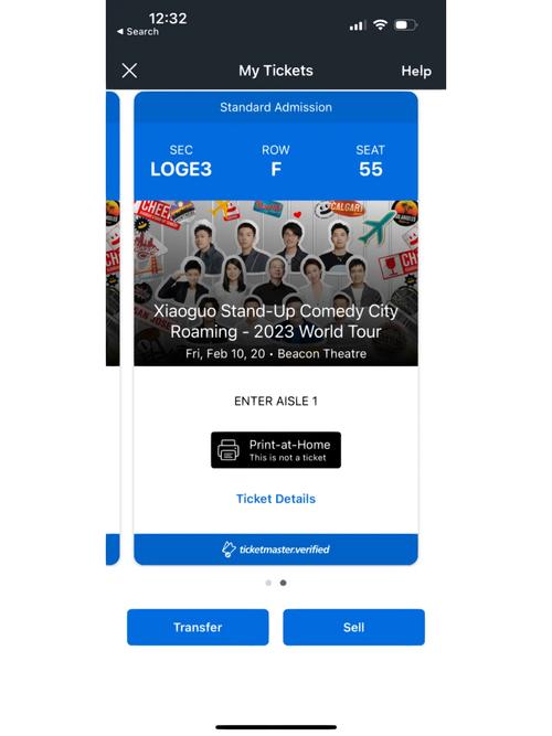 ticketmaster怎么退票图标