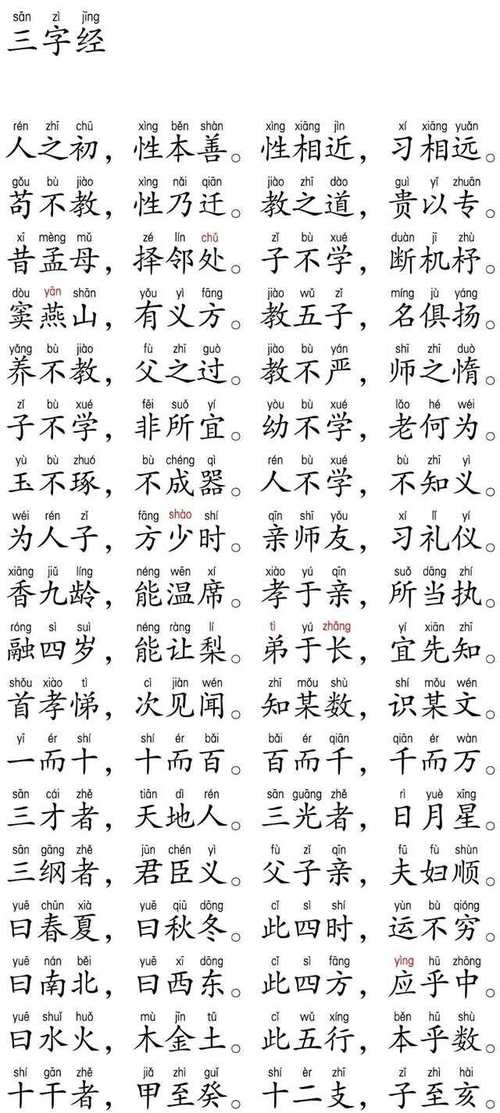 三字经全文朗读视频