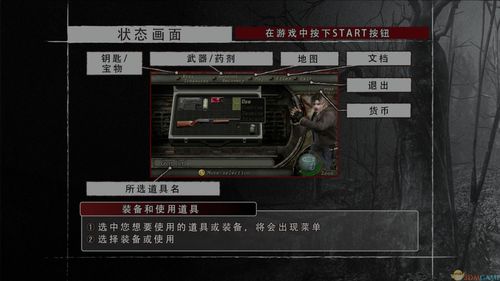 生化危机4菜单汉化补丁