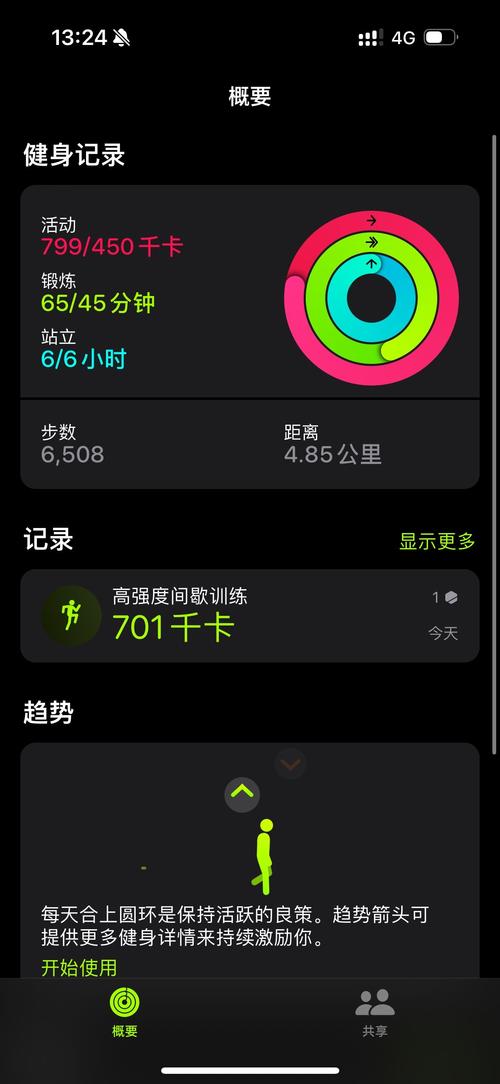 记录运动消耗卡路里的软件截图