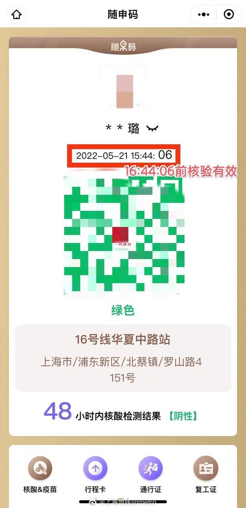 上海随申码二维码扫描页面