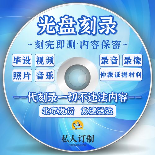 证据刻录光盘都需要什么内容
