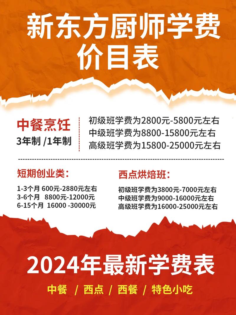 新东方收费标准2024最新