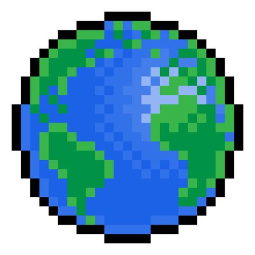 像素世界3d图标
