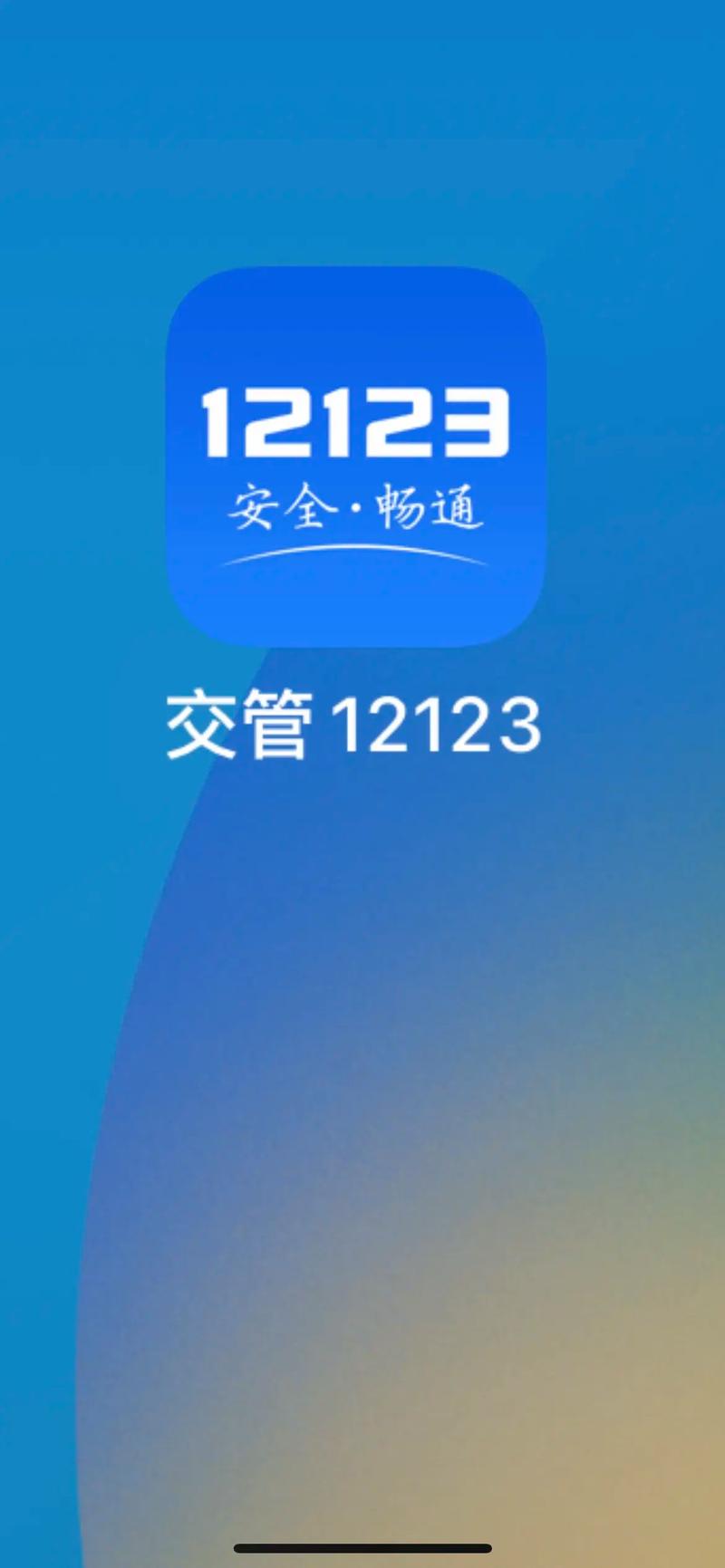 四川交管12123官网登录图标